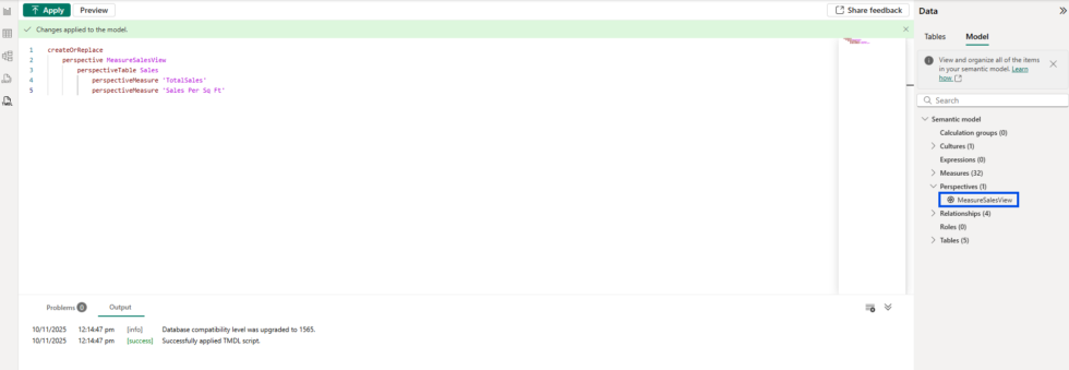 Exploring the Power of TMDL View in Power BI: Building Reusable ...