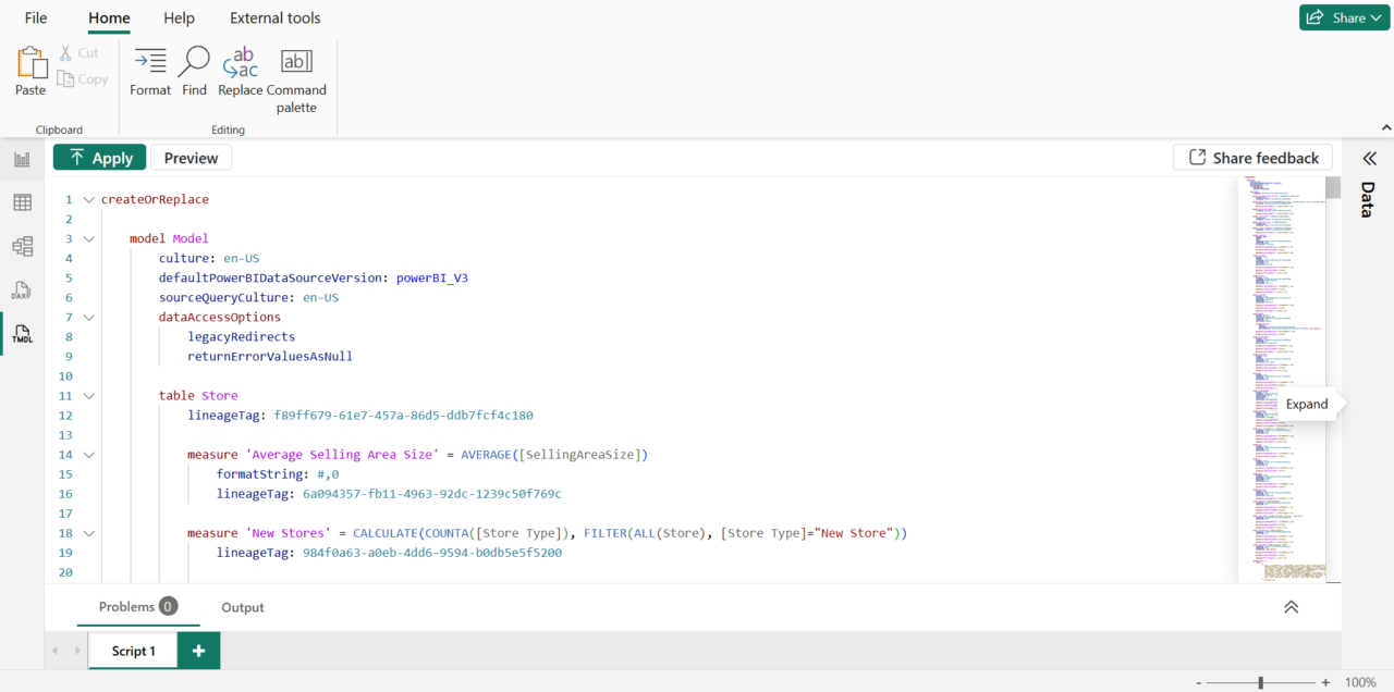 Exploring the Power of TMDL View in Power BI: Building Reusable ...